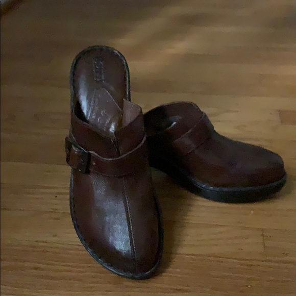 Born | Shoes | Born Dark Brown Leather Vintage Clog | Poshmark